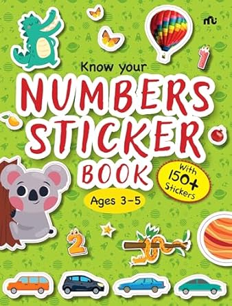 KNOW YOUR NUMBERS STICKER BOOK – Beetle Book Shop