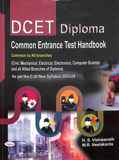 Dcet : Diploma Common Entrance Test Hand Book Common To All Branches ...